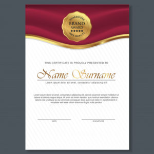 Beautiful Certificate Templates (4) - TEMPLATES EXAMPLE | TEMPLATES EXAMPLE