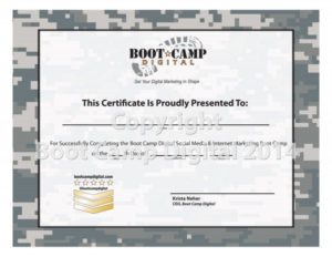 Boot Camp Certificate Template (5) - TEMPLATES EXAMPLE | TEMPLATES EXAMPLE