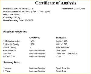 Certificate Of Analysis Template (2) - TEMPLATES EXAMPLE | TEMPLATES ...