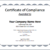 Certificate Of Compliance Template (7) - TEMPLATES EXAMPLE | TEMPLATES ...