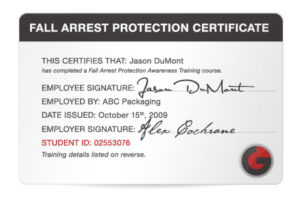 Fall Protection Certification Template (8) - TEMPLATES EXAMPLE ...