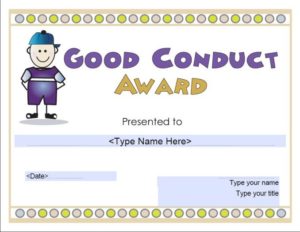 Good Conduct Certificate Template (6) - TEMPLATES EXAMPLE | TEMPLATES ...