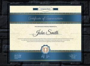 Indesign Certificate Template (4) - TEMPLATES EXAMPLE | TEMPLATES EXAMPLE