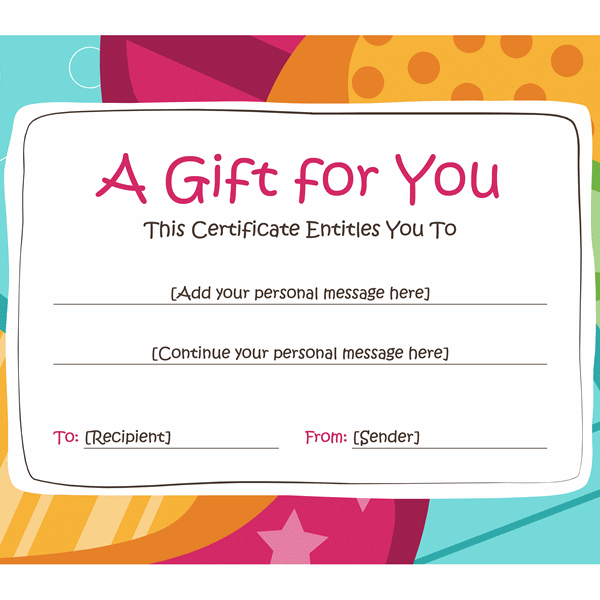 Printable Gift Certificates Templates Free (3) - TEMPLATES EXAMPLE ...