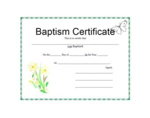 Roman Catholic Baptism Certificate Template (6) - TEMPLATES EXAMPLE ...