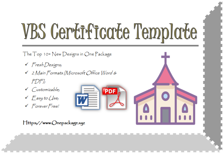 Vbs Certificate Template (2) - TEMPLATES EXAMPLE | TEMPLATES EXAMPLE