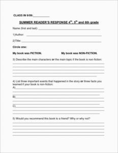 2Nd Grade Book Report Template - TEMPLATES EXAMPLE | TEMPLATES EXAMPLE