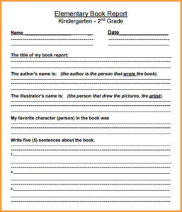 2Nd Grade Book Report Template - TEMPLATES EXAMPLE | TEMPLATES EXAMPLE