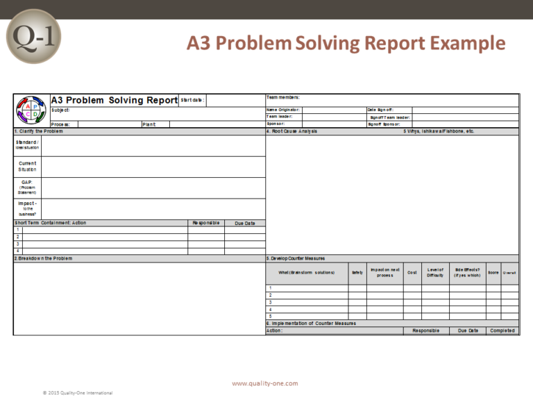 A3 Report Template (3) - TEMPLATES EXAMPLE | TEMPLATES EXAMPLE
