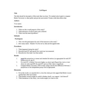 Biology Lab Report Template (3) - TEMPLATES EXAMPLE | TEMPLATES EXAMPLE