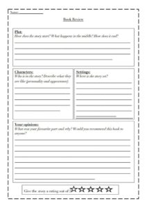 Book Report Template 3Rd Grade (1) - TEMPLATES EXAMPLE | TEMPLATES EXAMPLE