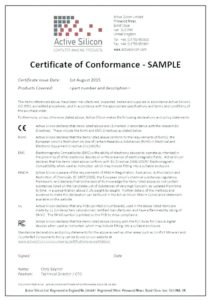 Certificate Of Conformance Template Free (3) - TEMPLATES EXAMPLE ...