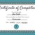 Class Completion Certificate Template (5) - TEMPLATES EXAMPLE ...