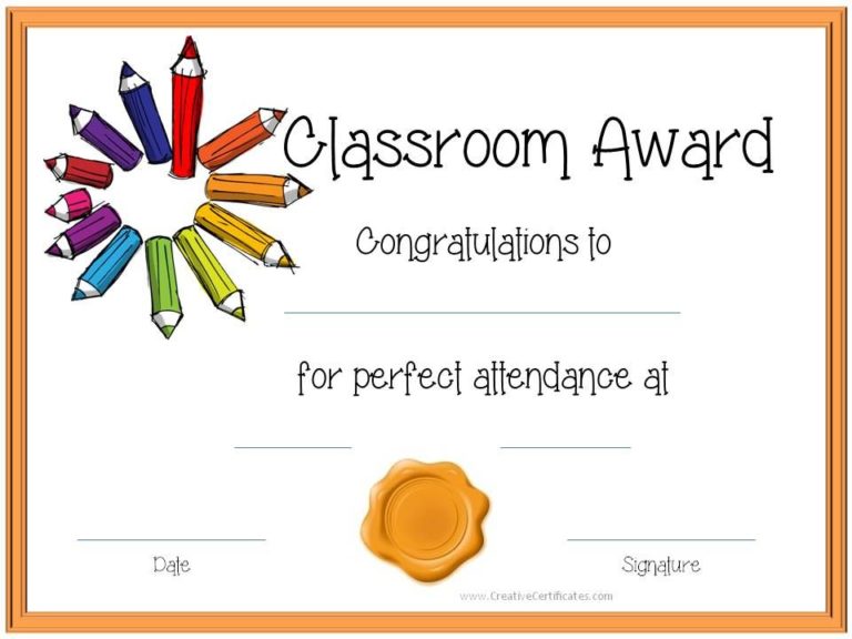Classroom Certificates Templates (1) - TEMPLATES EXAMPLE | TEMPLATES ...