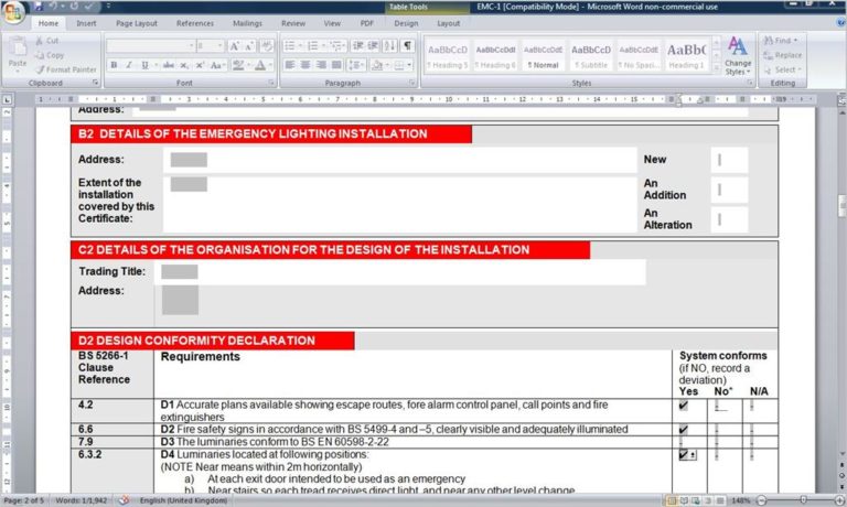 Electrical Installation Test Certificate Template (4) - TEMPLATES ...