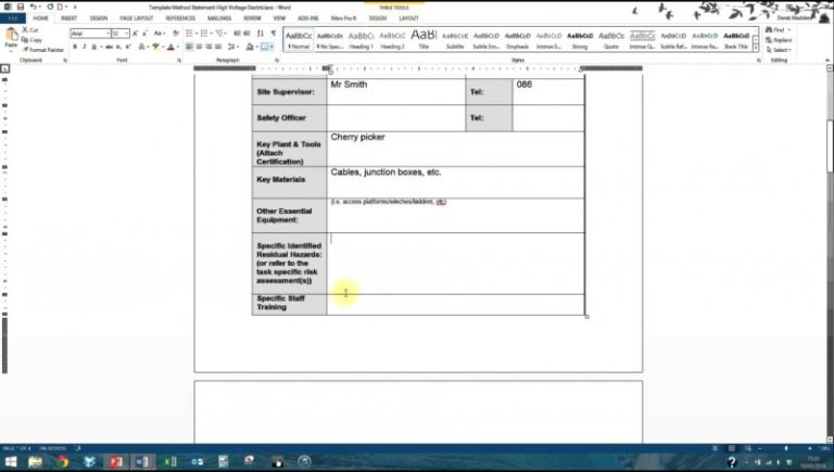 Electrical Isolation Certificate Template (10) - TEMPLATES EXAMPLE ...