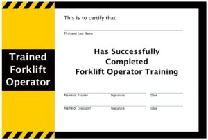 Forklift Certification Template (1) - TEMPLATES EXAMPLE | TEMPLATES EXAMPLE