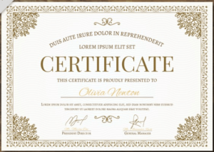 High Resolution Certificate Template (1) - TEMPLATES EXAMPLE ...