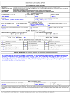 Hurt Feelings Report Template (1) - TEMPLATES EXAMPLE | TEMPLATES EXAMPLE