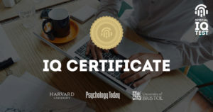 Iq Certificate Template (3) - TEMPLATES EXAMPLE | TEMPLATES EXAMPLE