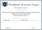 Masters Degree Certificate Template (1) - TEMPLATES EXAMPLE | TEMPLATES ...
