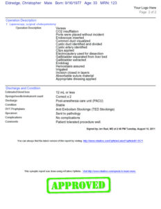 Operative Report Template (4) - TEMPLATES EXAMPLE | TEMPLATES EXAMPLE