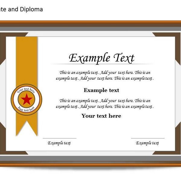 Powerpoint Award Certificate Template (3) - TEMPLATES EXAMPLE ...