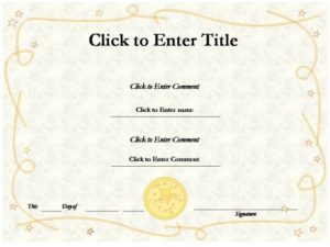 Powerpoint Award Certificate Template (6) - TEMPLATES EXAMPLE ...