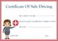 Safe Driving Certificate Template (2) - TEMPLATES EXAMPLE | TEMPLATES ...