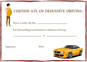 Safe Driving Certificate Template (7) - TEMPLATES EXAMPLE | TEMPLATES ...