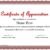 Sample Certificate Of Recognition Template (8) - TEMPLATES EXAMPLE ...