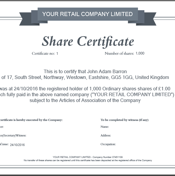 Shareholding Certificate Template (2) - TEMPLATES EXAMPLE | TEMPLATES ...