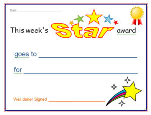 Star Award Certificate Template (2) - TEMPLATES EXAMPLE | TEMPLATES EXAMPLE
