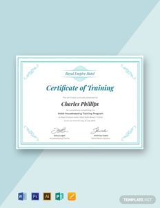 Training Certificate Template Word Format (5) - TEMPLATES EXAMPLE ...