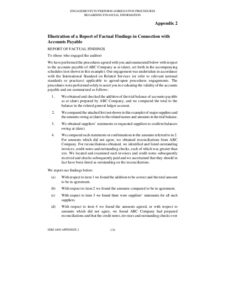 Agreed Upon Procedures Report Template (8) - TEMPLATES EXAMPLE ...