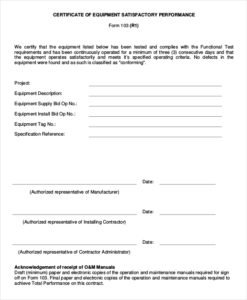 Certificate Of Inspection Template (5) - TEMPLATES EXAMPLE | TEMPLATES ...