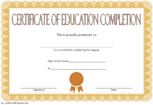 Continuing Education Certificate Template (1) - TEMPLATES EXAMPLE ...