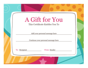 Dinner Certificate Template Free (3) - TEMPLATES EXAMPLE | TEMPLATES ...