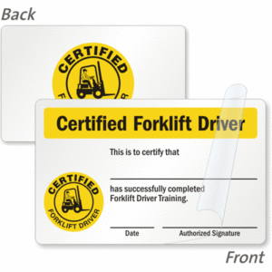 Forklift Certification Card Template (1) - TEMPLATES EXAMPLE ...