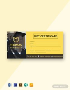 Graduation Gift Certificate Template Free (6) - TEMPLATES EXAMPLE ...