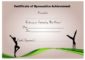 Gymnastics Certificate Template (9) - TEMPLATES EXAMPLE | TEMPLATES EXAMPLE
