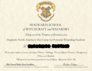 Harry Potter Certificate Template (8) - TEMPLATES EXAMPLE | TEMPLATES ...