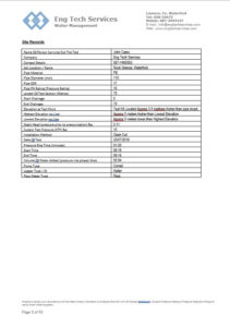 Hydrostatic Pressure Test Report Template (3) - TEMPLATES EXAMPLE ...