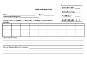 Intervention Report Template (6) - TEMPLATES EXAMPLE | TEMPLATES EXAMPLE