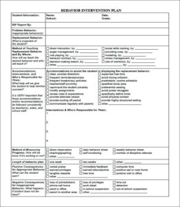 Intervention Report Template (8) - TEMPLATES EXAMPLE | TEMPLATES EXAMPLE