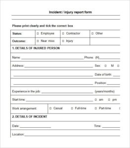 Itil Incident Report Form Template (2) - TEMPLATES EXAMPLE | TEMPLATES ...