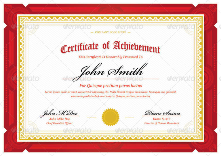 Landscape Certificate Templates (5) - TEMPLATES EXAMPLE | TEMPLATES EXAMPLE