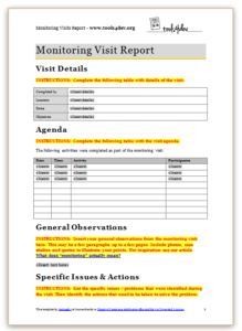 M&E Report Template - TEMPLATES EXAMPLE | TEMPLATES EXAMPLE