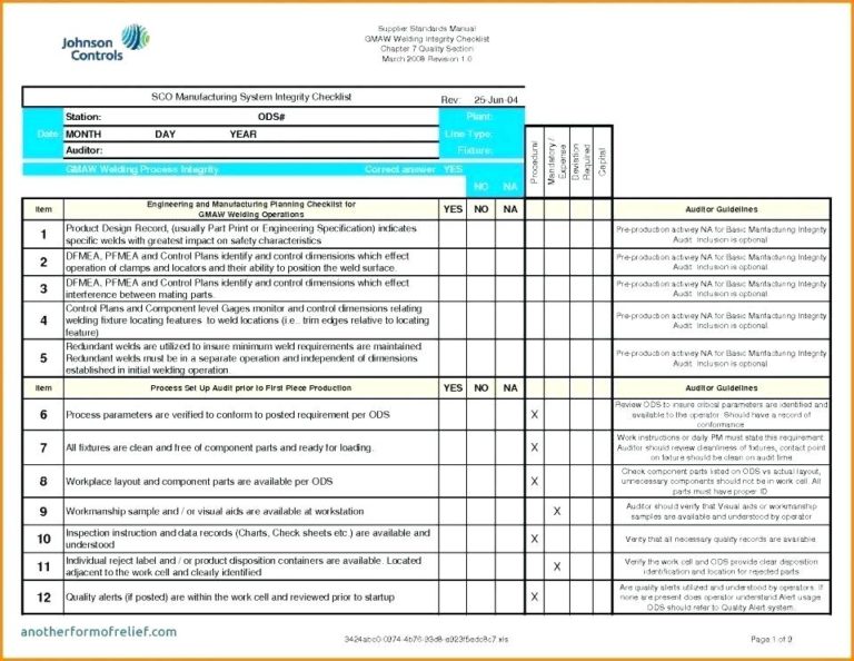 Machine Shop Inspection Report Template (2) - TEMPLATES EXAMPLE ...