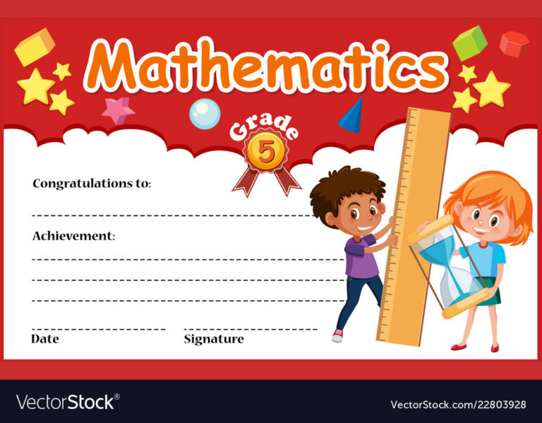 Math Certificate Template (11) - TEMPLATES EXAMPLE | TEMPLATES EXAMPLE